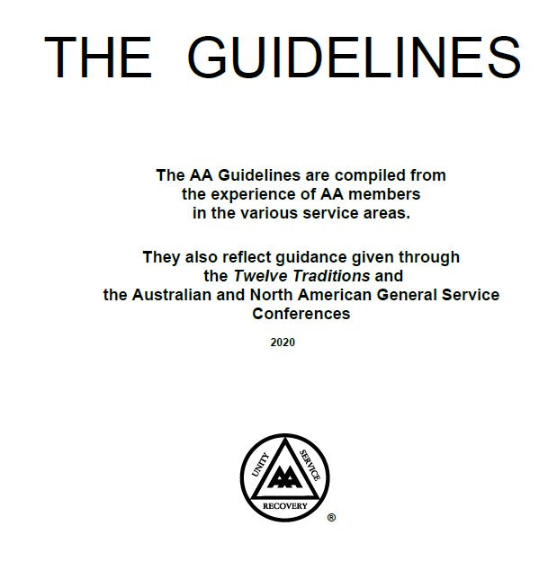 Service Literature books – Alcoholics Anonymous