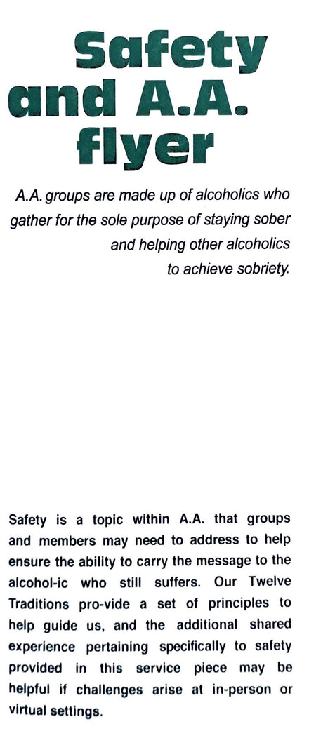 Service Literature Pamphlets – Alcoholics Anonymous